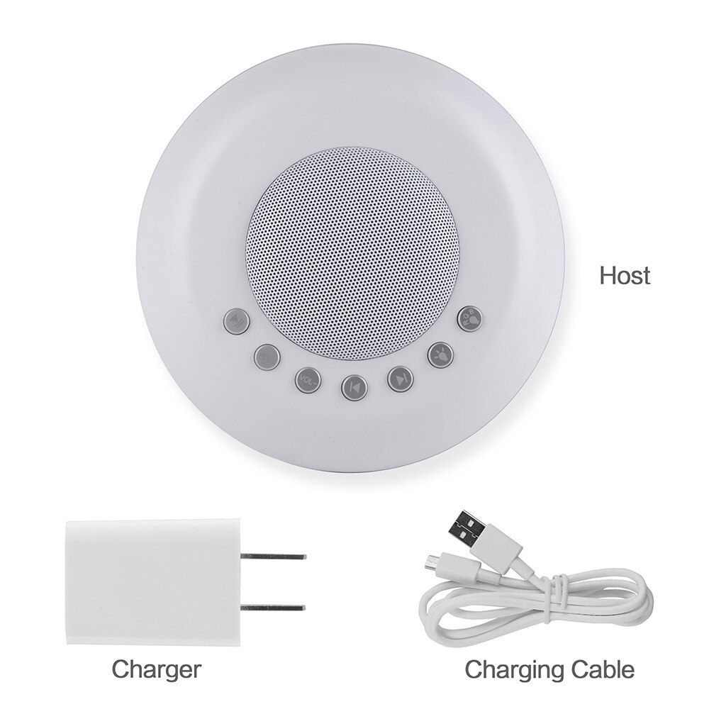 White Noise Machine Night Light USB Rechargeable T... – Vicedeal