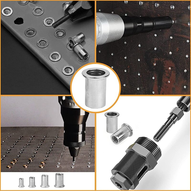 Rivet Nuts Assortment M6, 80 Pieces Rivet Nut M6 A... – Vicedeal