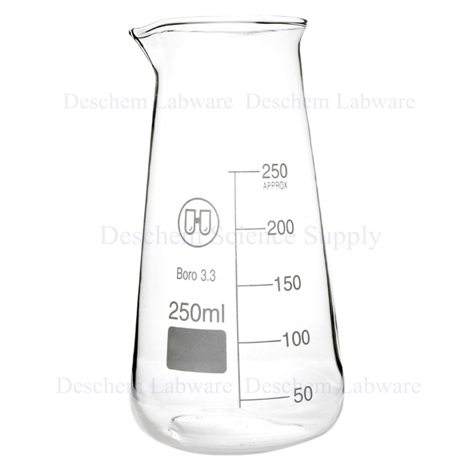 250ml,Conical Glass Beaker,Lab Chemical Glassware – Grandado