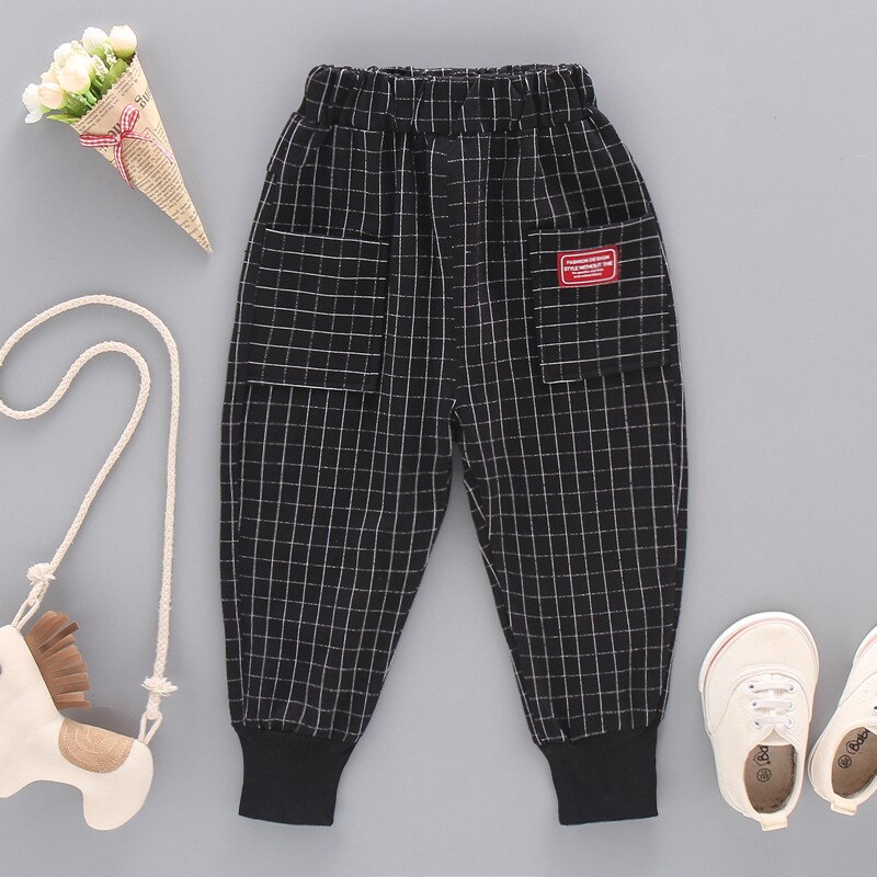 Children Casual Plaid Sweatpants Spring Sport Baby... – Vicedeal