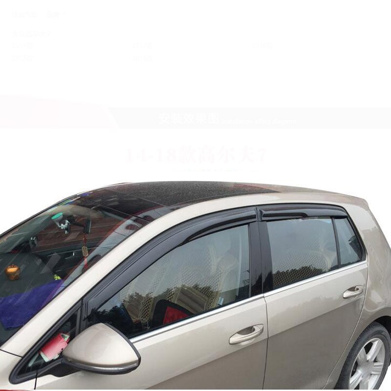 For VW GOLF 7 MK7 Side Window Deflector Acrylic Su... – Vicedeal