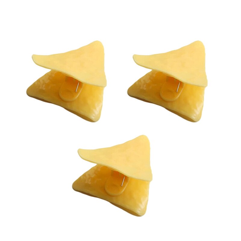 3Pcs Cute Yellow Potato Chip Clip Storage Clip Sta... – Grandado
