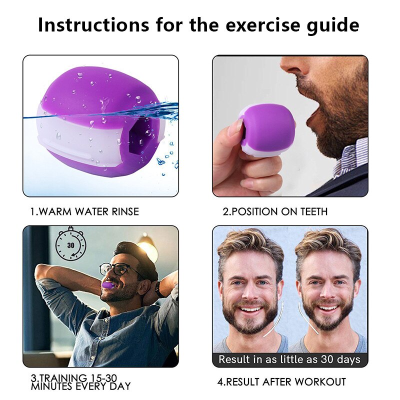 Fitness Face Masseter Men Facial pop n go Mouth Ja... – Grandado