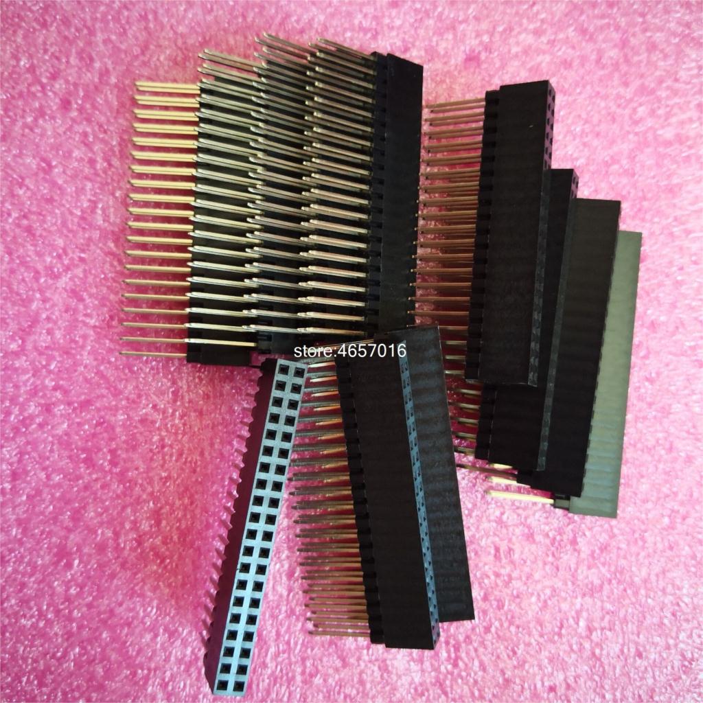 10 stks/partij 2.54mm Pitch 2x20 Pin 40 Pin Female... – Vicedeal