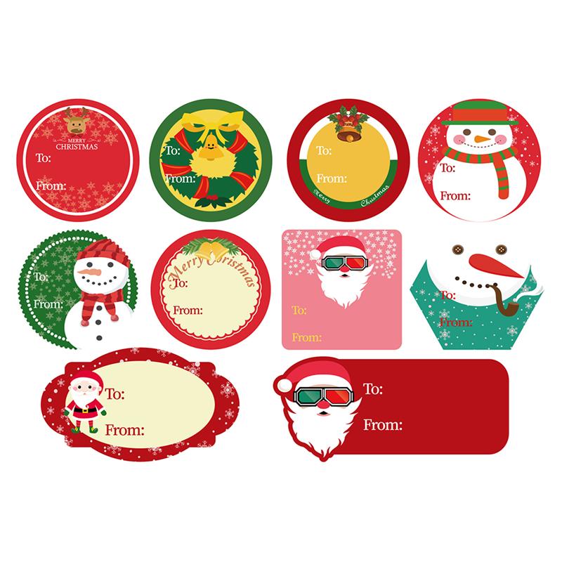 6 Sets Christmas Writing Sticker Self Adhesive Lab... – Grandado