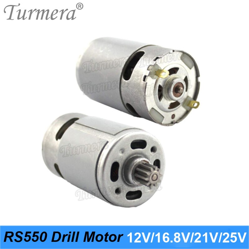 Turmera RS550 Motor 10.8V 12V 14.4V 16.8V 18V 21V ... – Grandado