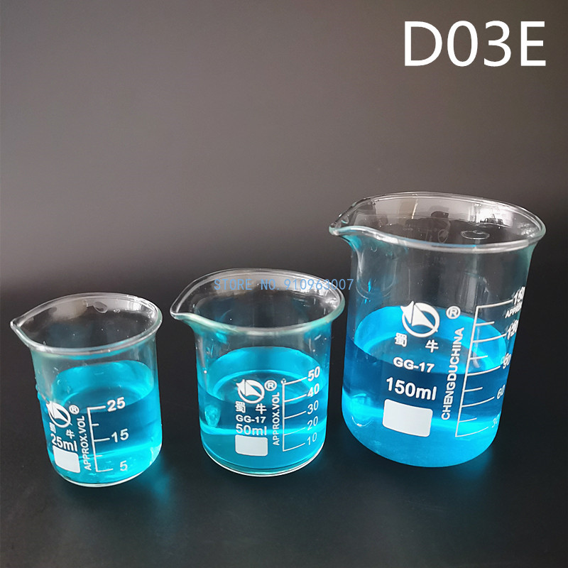 Factory 1Set Lab Borosilicate Glass Beaker heat-re... – Vicedeal