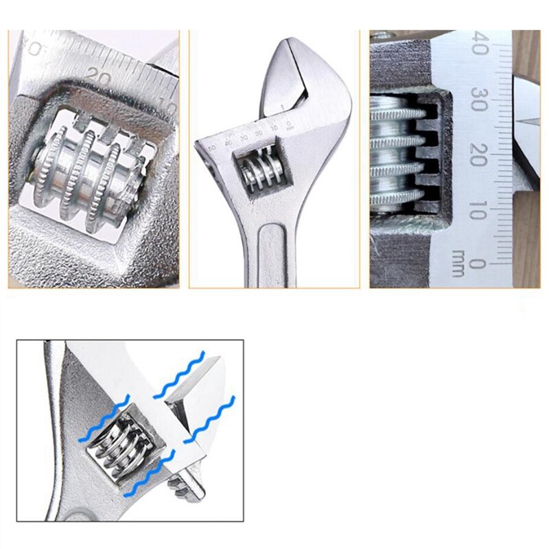 3Piece Adjustable Wrench Set, Forged, Heat Treated... – Grandado