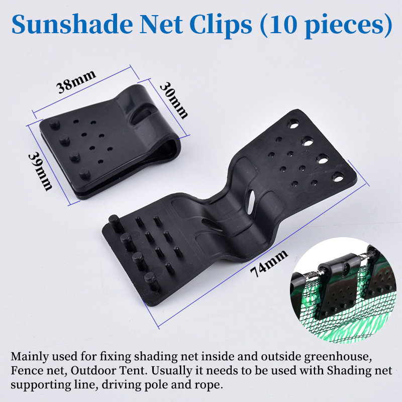 Black Anti-UV Sunshade Net Outdoor Awning Garden B... – Grandado