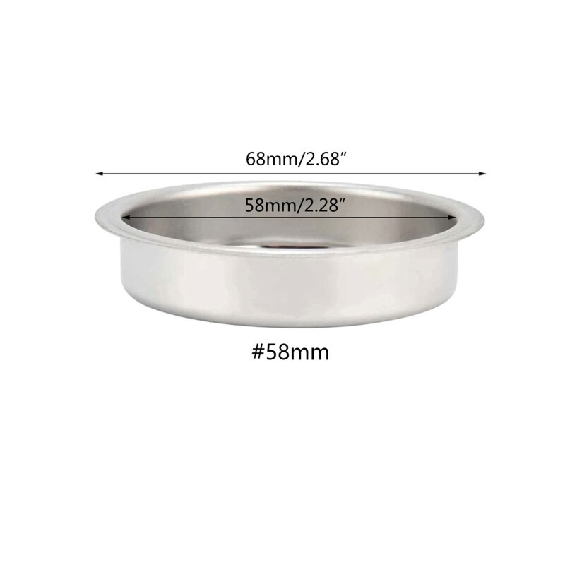 58Mm Rvs Blind Filter Espresso Machine Schoon Blin... – Vicedeal