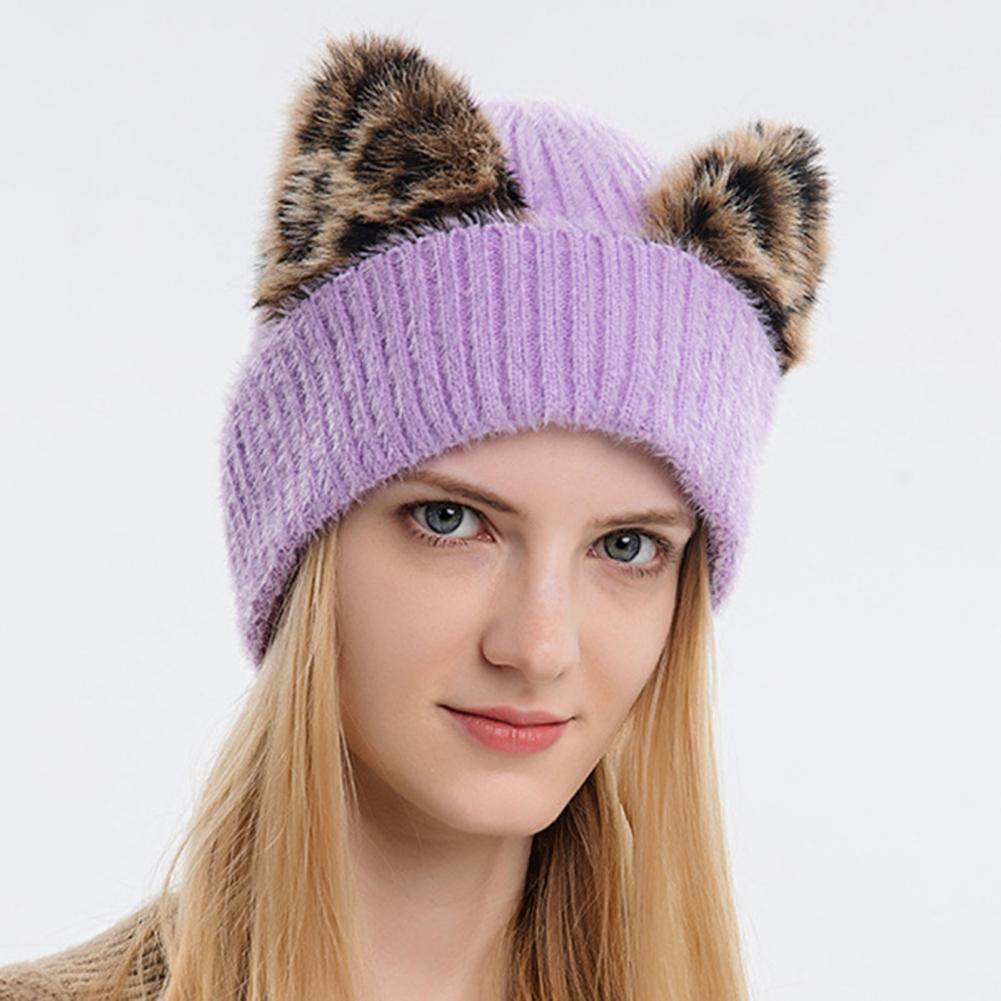 Trendy Winter Beanie Fluffy Winter Cap Knitted Sof... – Grandado