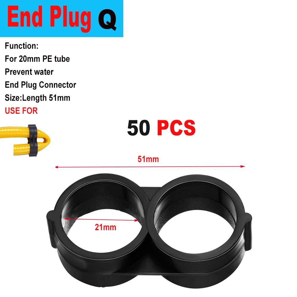 20/50pcs Micro Drip Irrigation Connectors End Plug... – Grandado