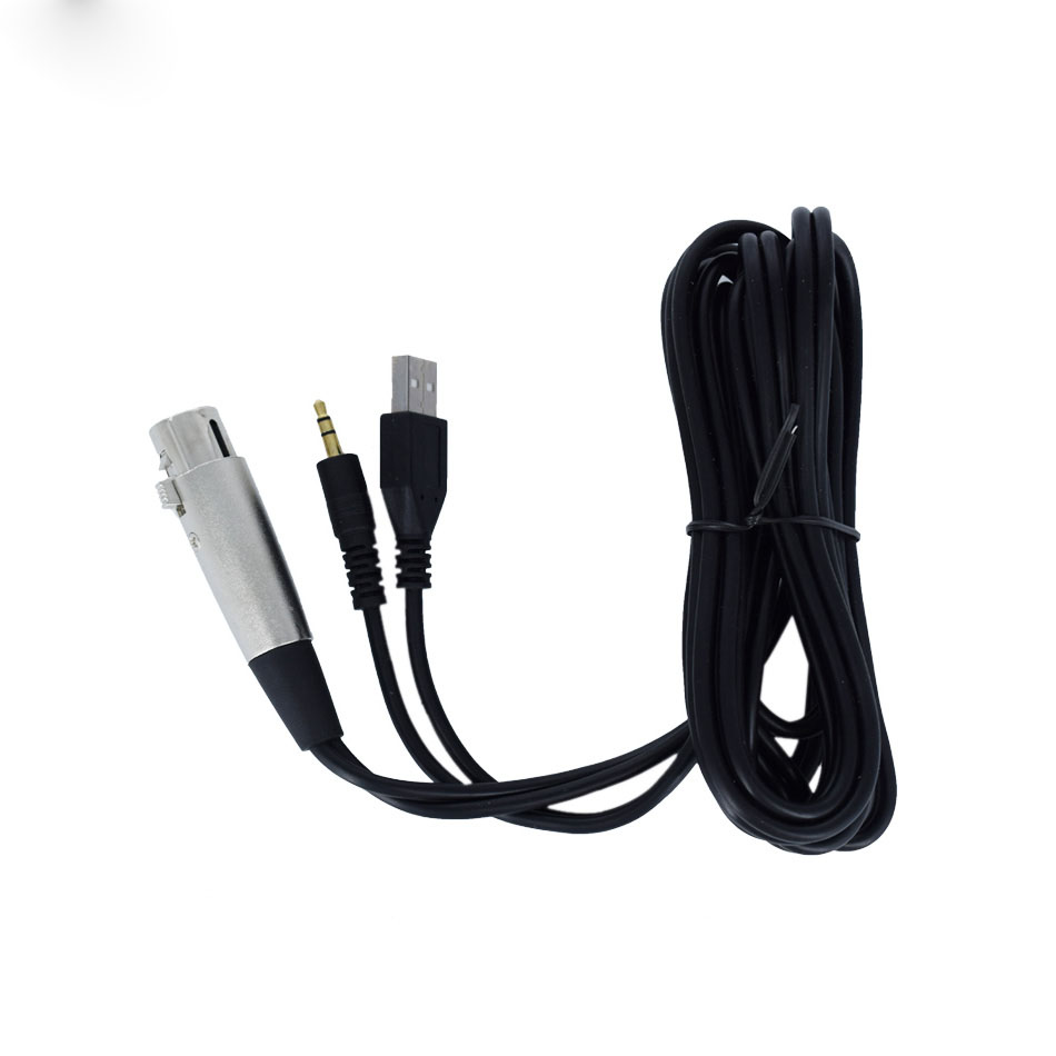 KEXU Condenser Microphone Wire-XLR Female to 3.5 m... – Grandado