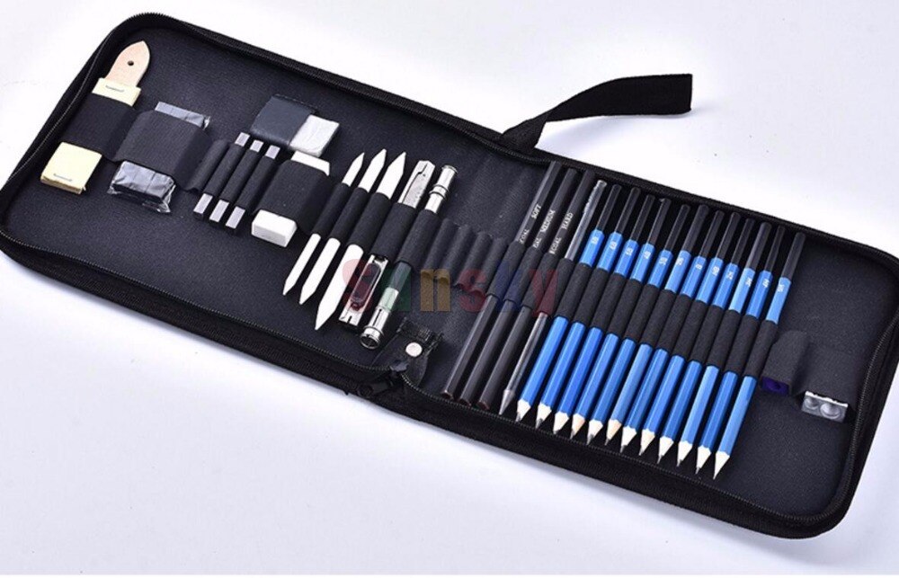 33pc/set Sketch Pencil Set Wood Pen Charcoal Pen S... – Vicedeal