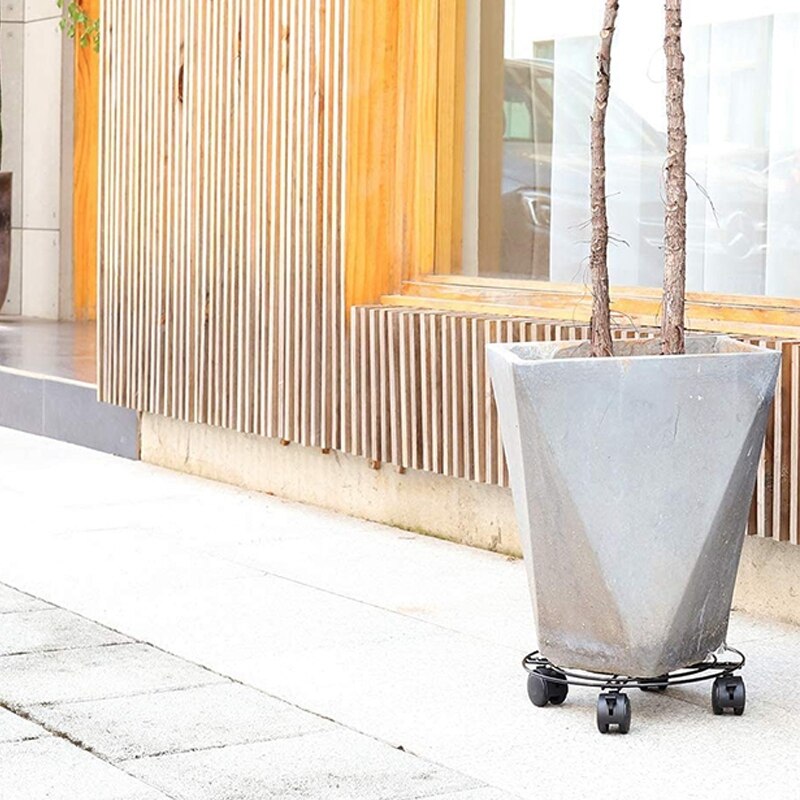 3Pcs Universal Wheel Mobile Flower Stand, Wrought ... – Grandado