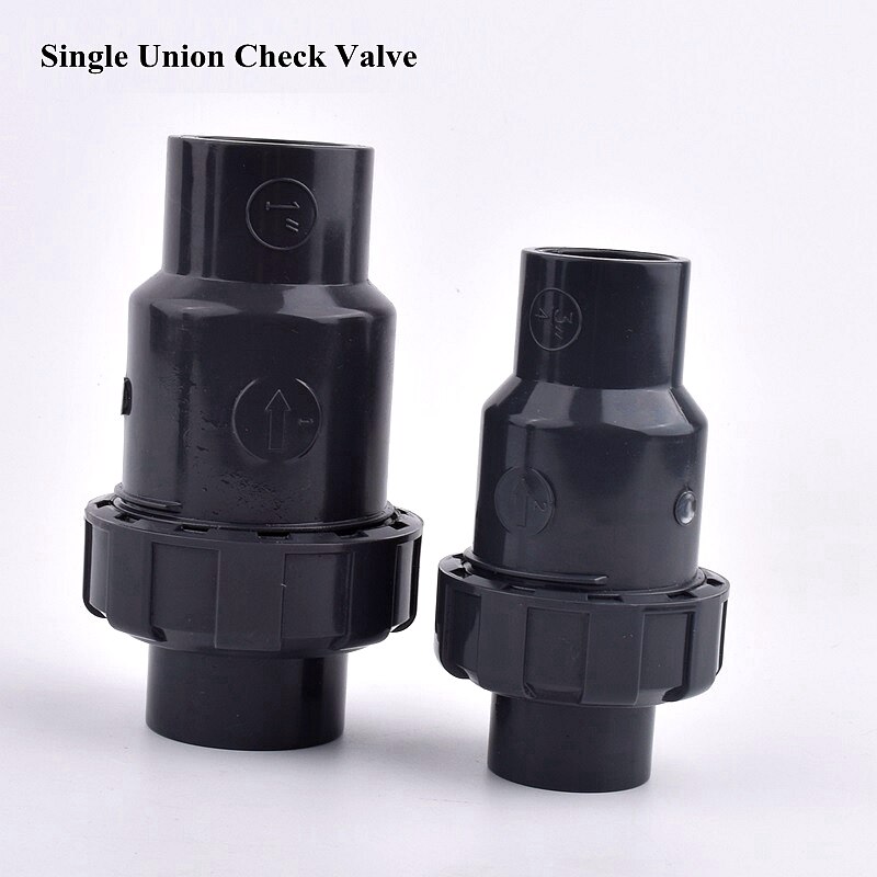 20-63mm PVC Check Valve Aquarium Tank Double Union... – Vicedeal