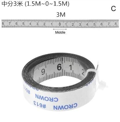 1-5M self adhesive metric ruler Stainless Steel Mi... – Grandado