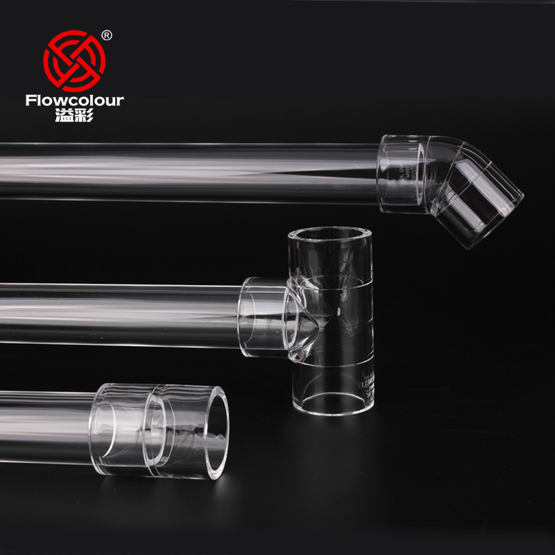 Flowcolour 2pcs 25mm Transparent Acrylic Pipe Luci... – Vicedeal