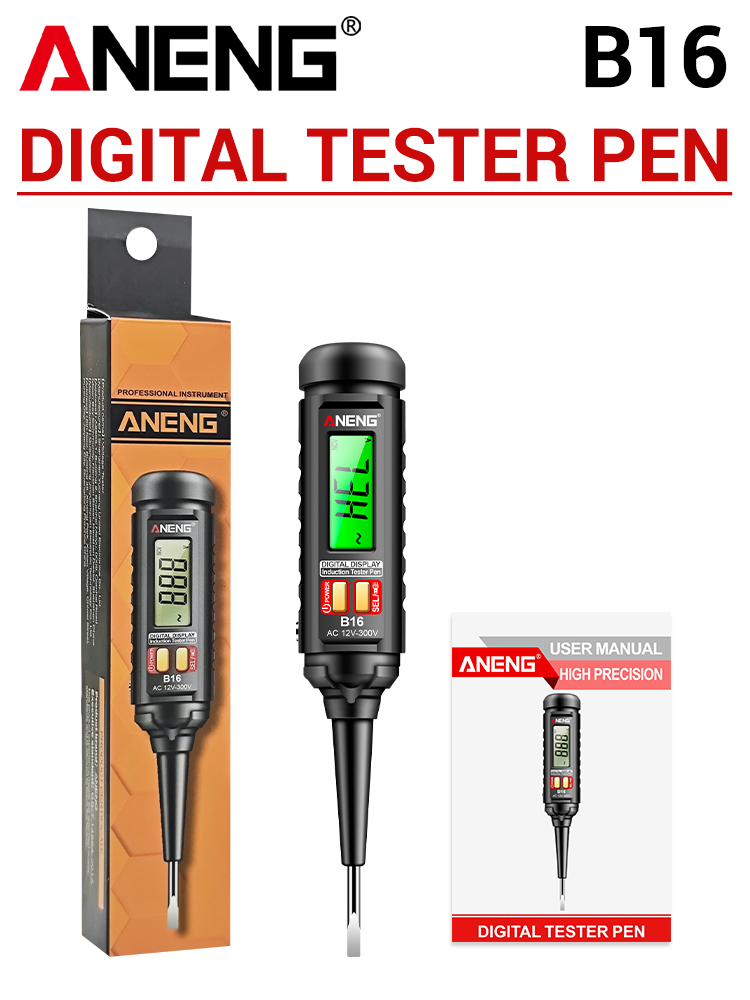 ANENG B16 Non-Contact 12V-300V Voltage Detector Te... – Grandado