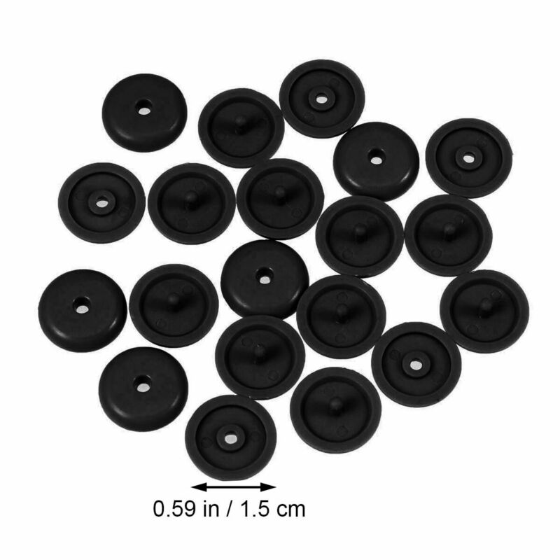 Universal Button clip Fit Stopper Kit Black Plasti... – Grandado