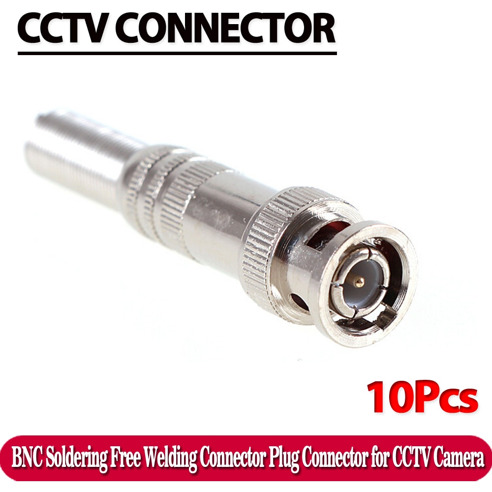 Conector BNC macho CCTV RG-59 10 Uds para Cable Co... – Grandado