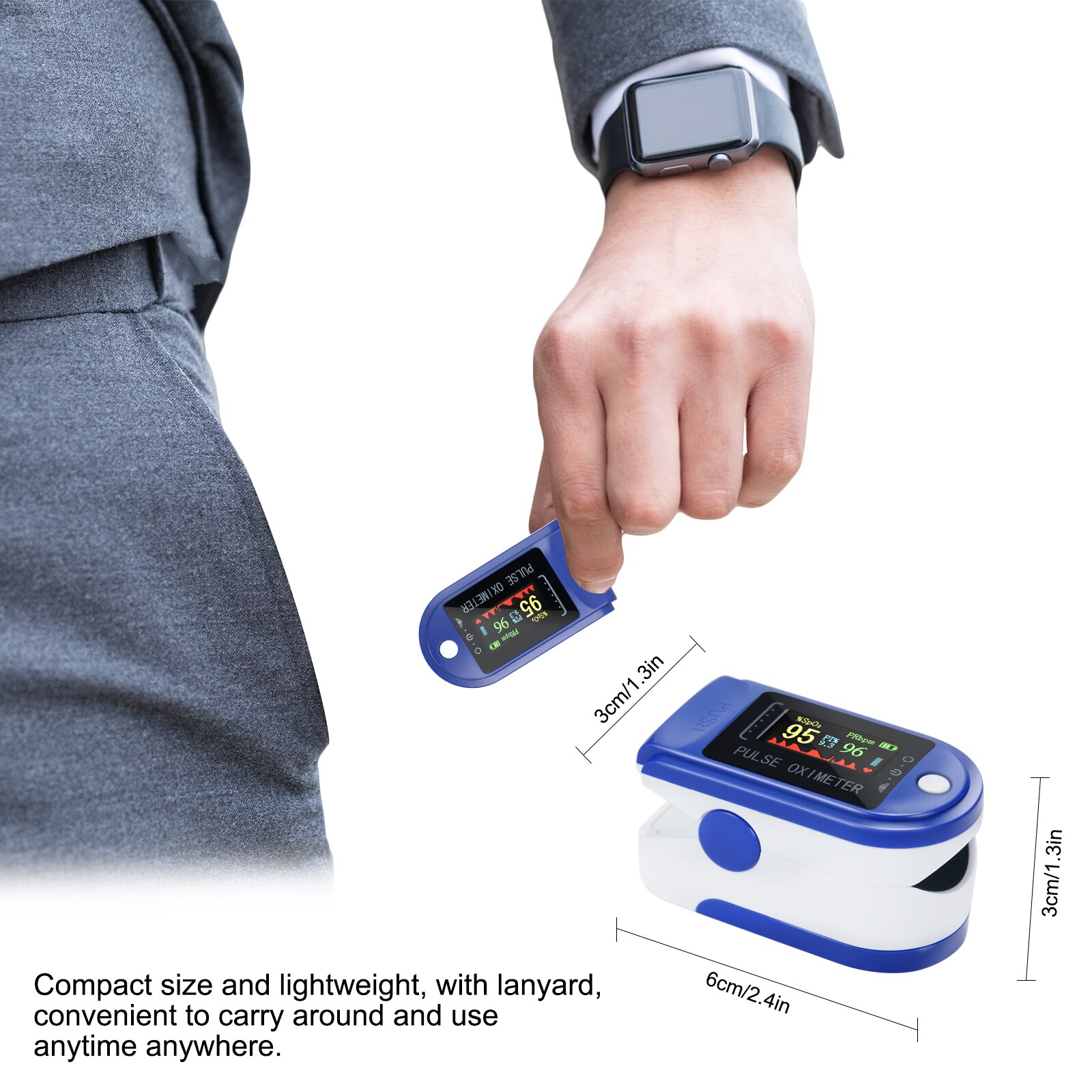Schiff in 24 stunden Oximeter Finger Clip Oximeter... – Vicedeal