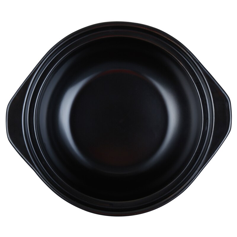 Black Enameled Claypot Rice Ceramic Casserole Cook... – Vicedeal