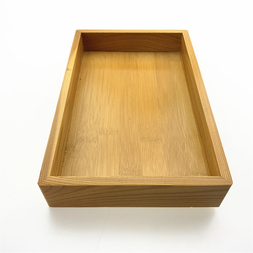 Vintage Wooden Rectangular Bamboo Tray For Home St... – Grandado