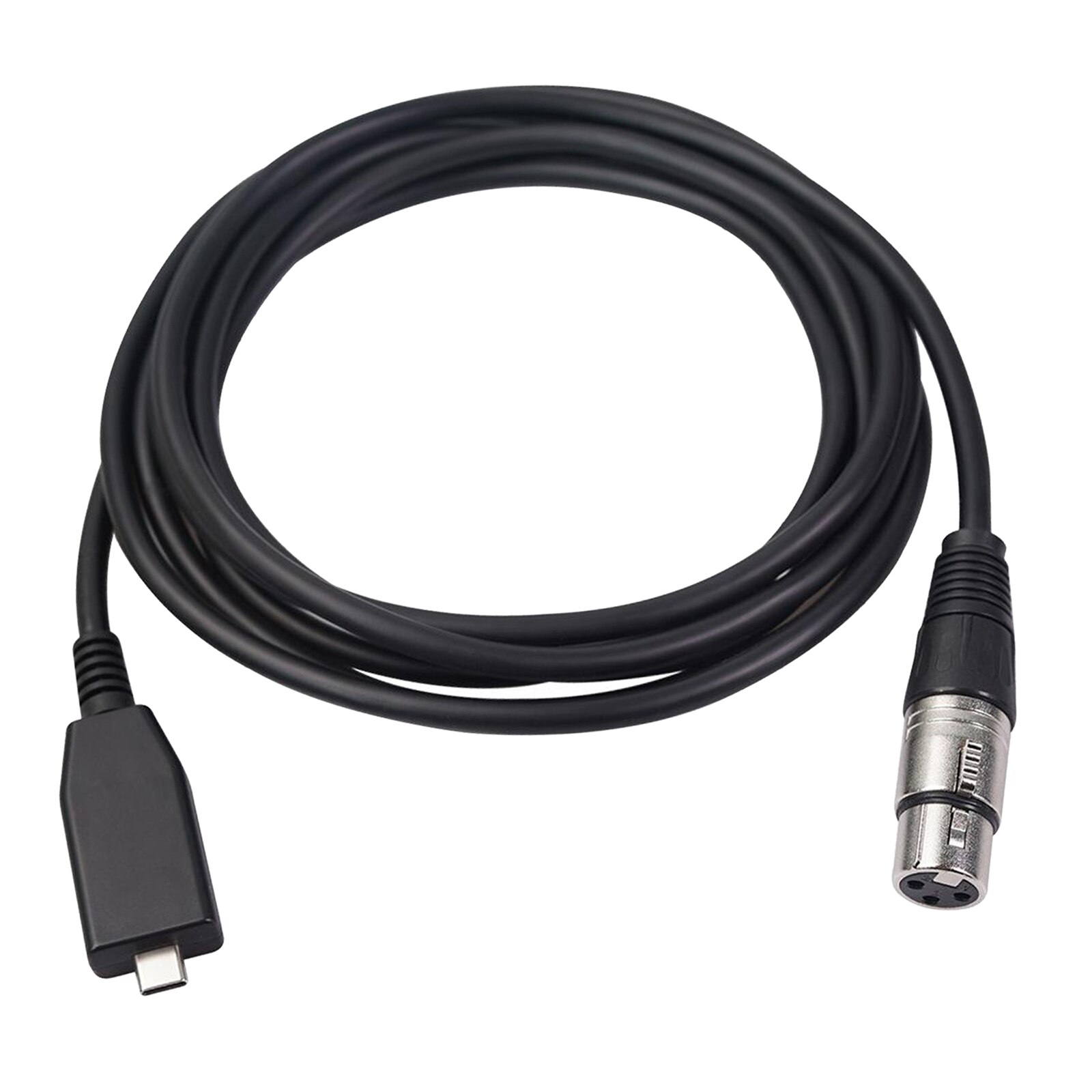 Xlr Female Adapter Mic Microfoon Type C Cable Geba... – Grandado