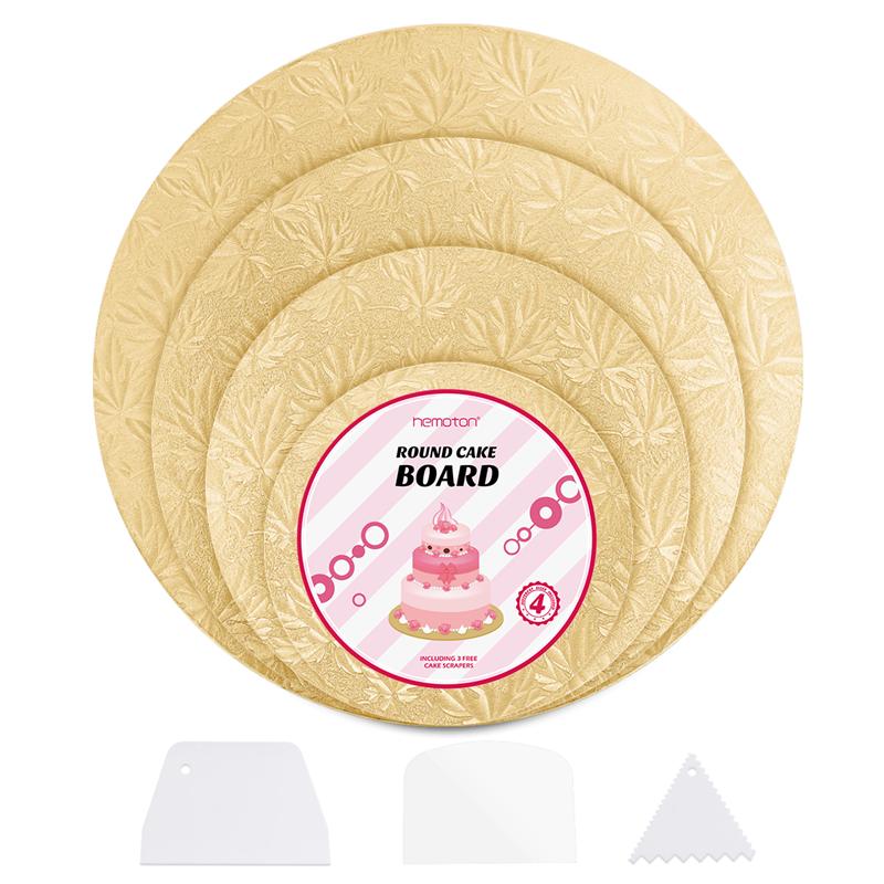 4 stuks Ronde Cake Boards Stevige Ronde Cake Cirke... – Vicedeal