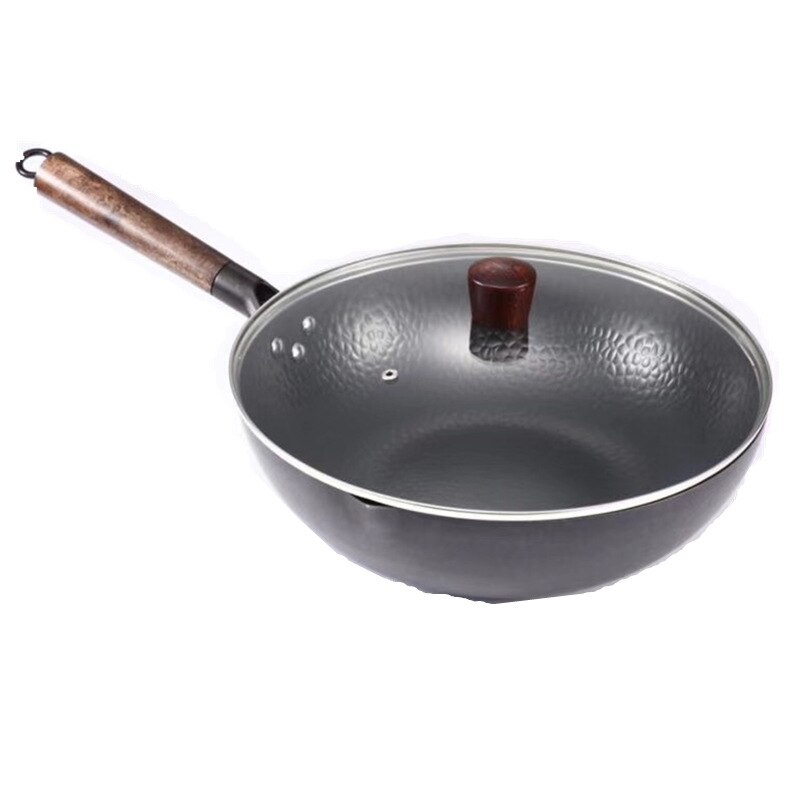 Iron Pot Non Stick Uncoated Wok Household Really S... – Grandado