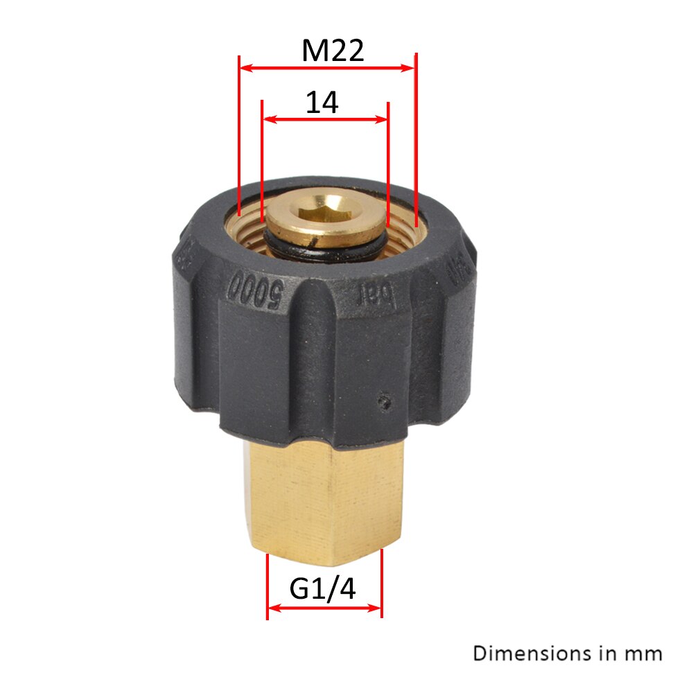 High Pressure Washer Car Washer Brass Connector Ad... – Grandado