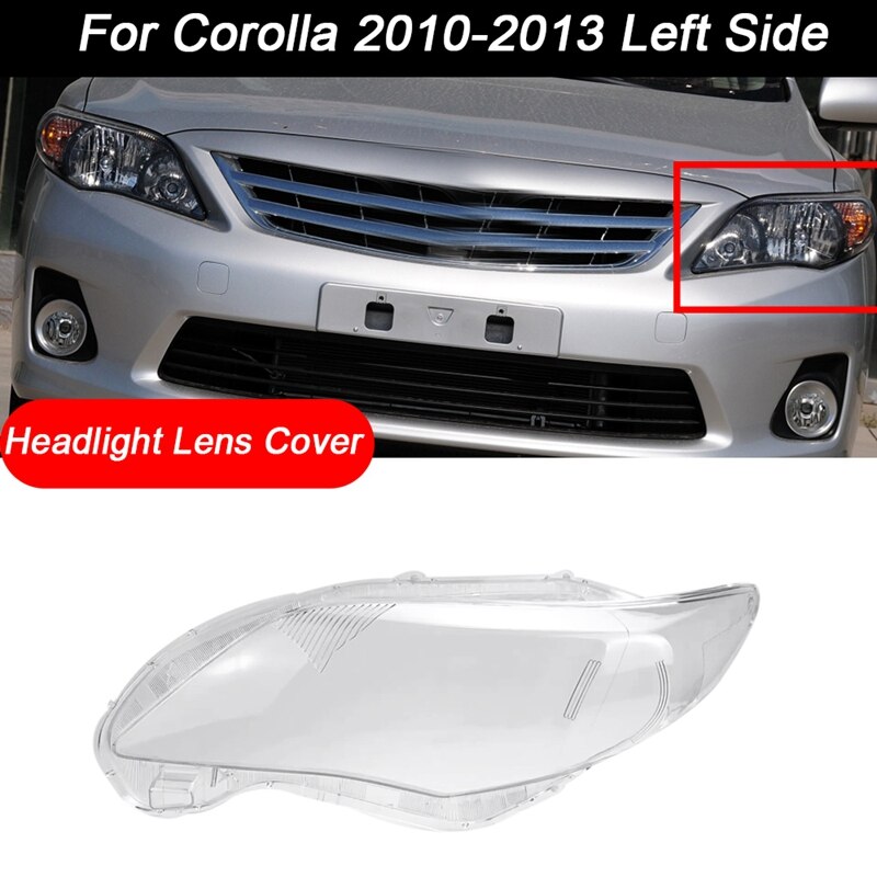 for Toyota Corolla Car Side Headlight Clear Lens C... – Grandado