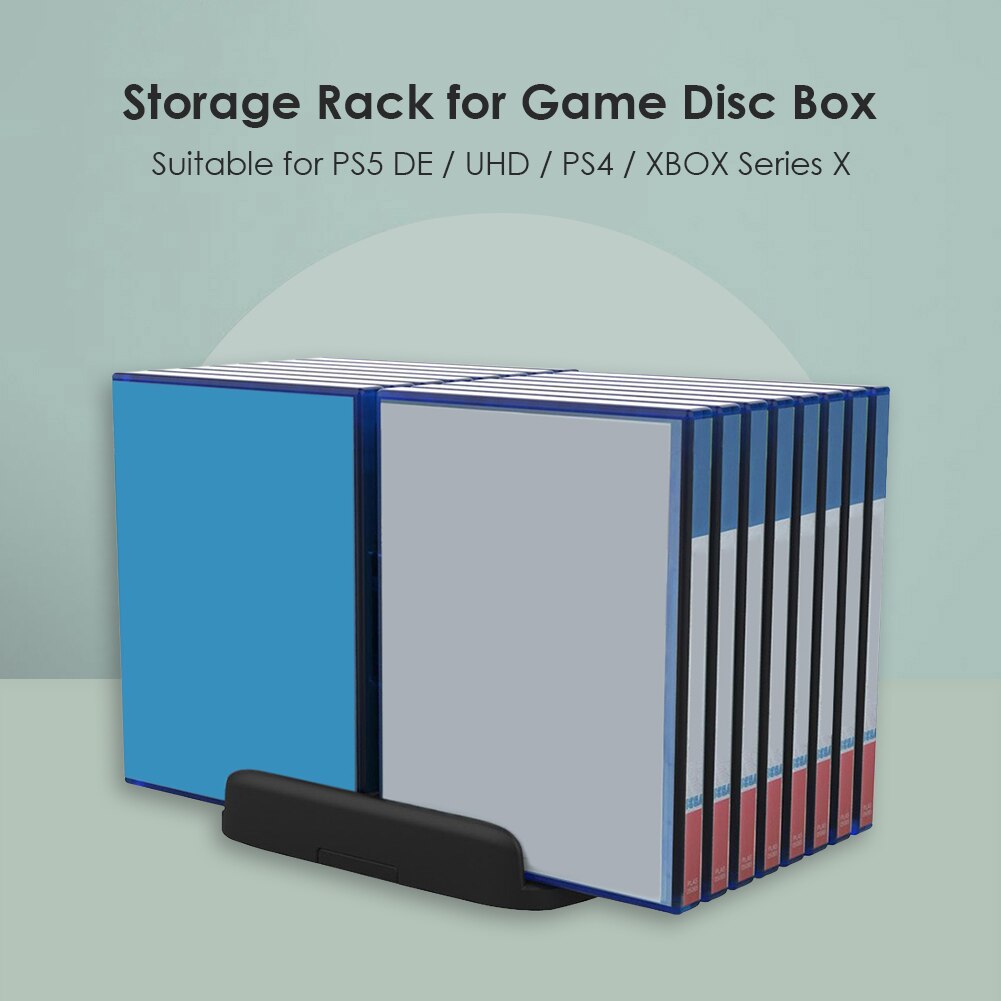 16 Game Disc Storage Shelf Rack CD Box Bracket Hol... – Grandado