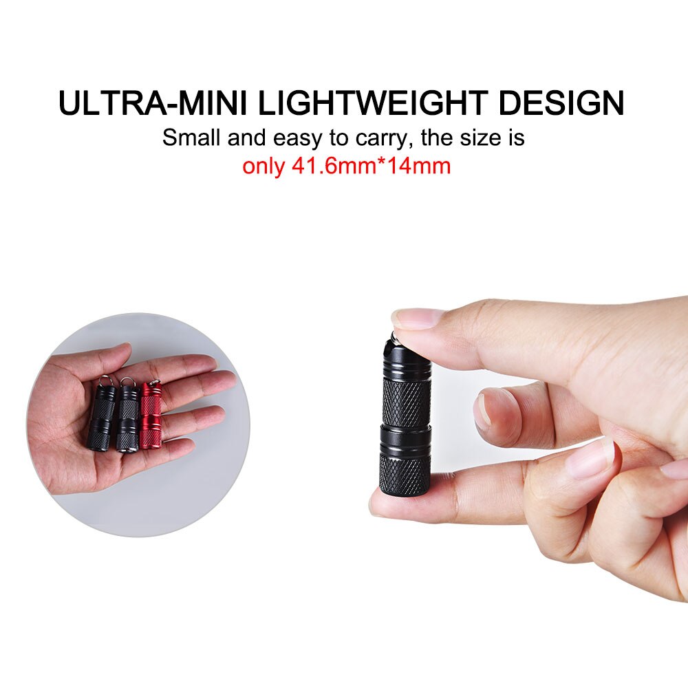 Foxanon Portable Lanterns Mini Keychain Flashlight... – Grandado