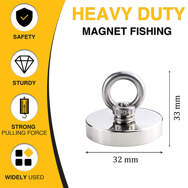 Super Strong Neodymium Fishing magnet Hooks N52 He... – Grandado