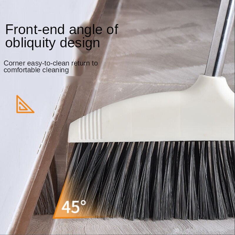 Large Single Broom Soft Hair Household Cleaing Sta... – Grandado