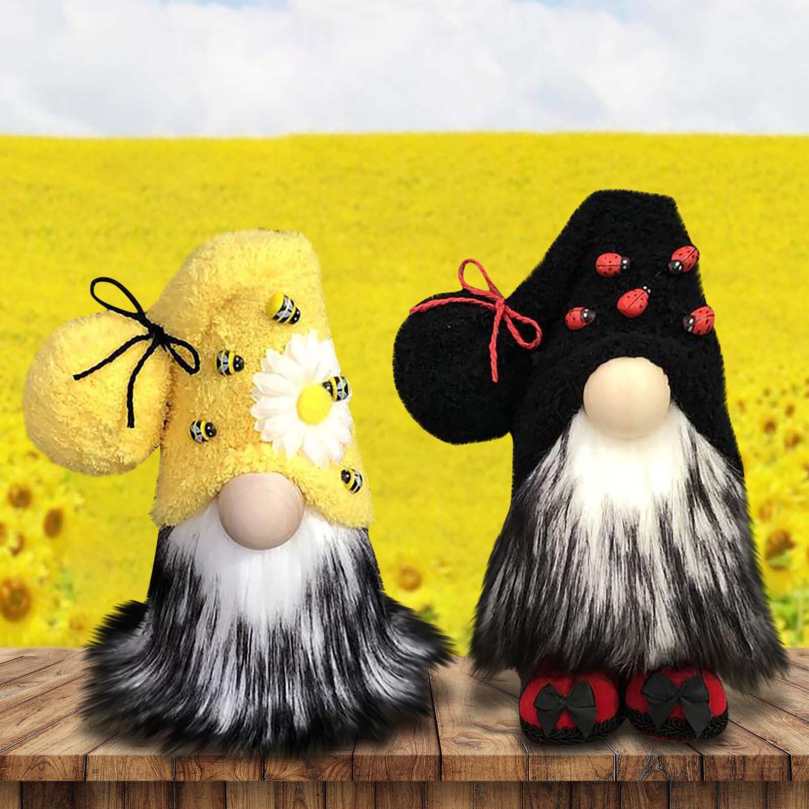 Bee Day Decor Ornaments Spring Gnome Home Farm Kit... – Grandado