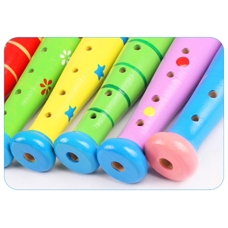 Educational Toy Colorful Wooden Trumpet Portable D... – Grandado