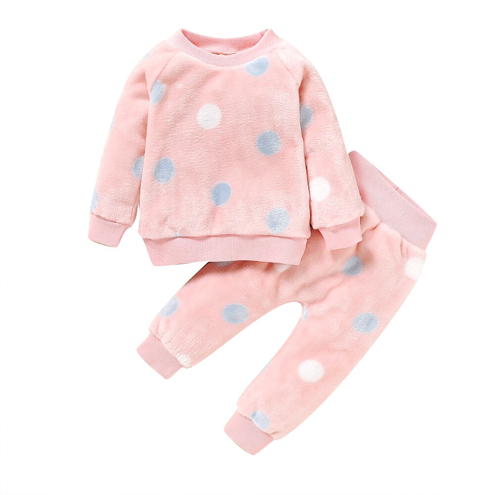 Autumn Winter Flannel Pajamas For Children Girls P... – Grandado