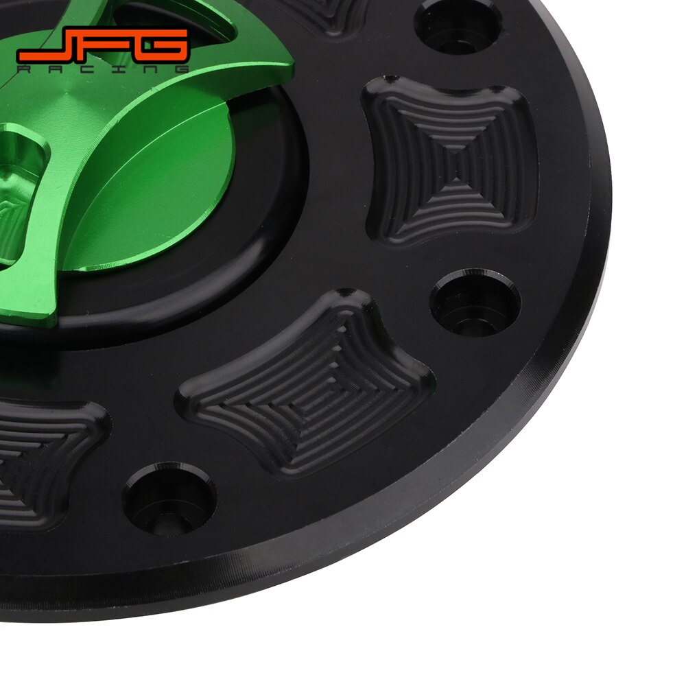 Motorcycle Aluminum Gas Fuel Tank Cap Cover For KA... – Grandado
