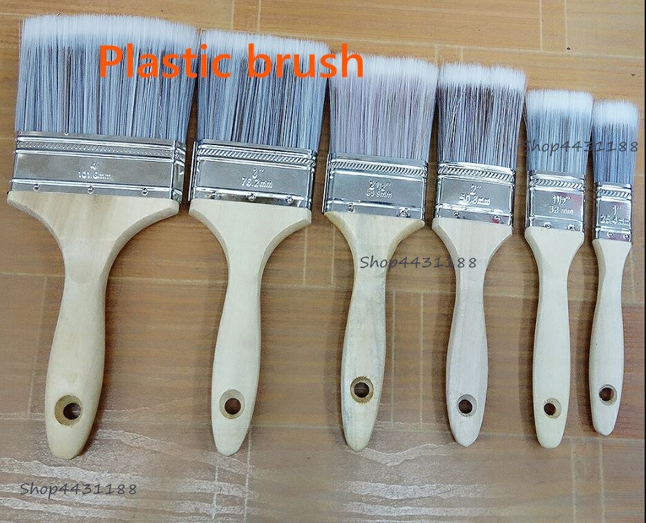 1-4" Nylon Plastic brush Dust Brush Oil Paint... – Vicedeal