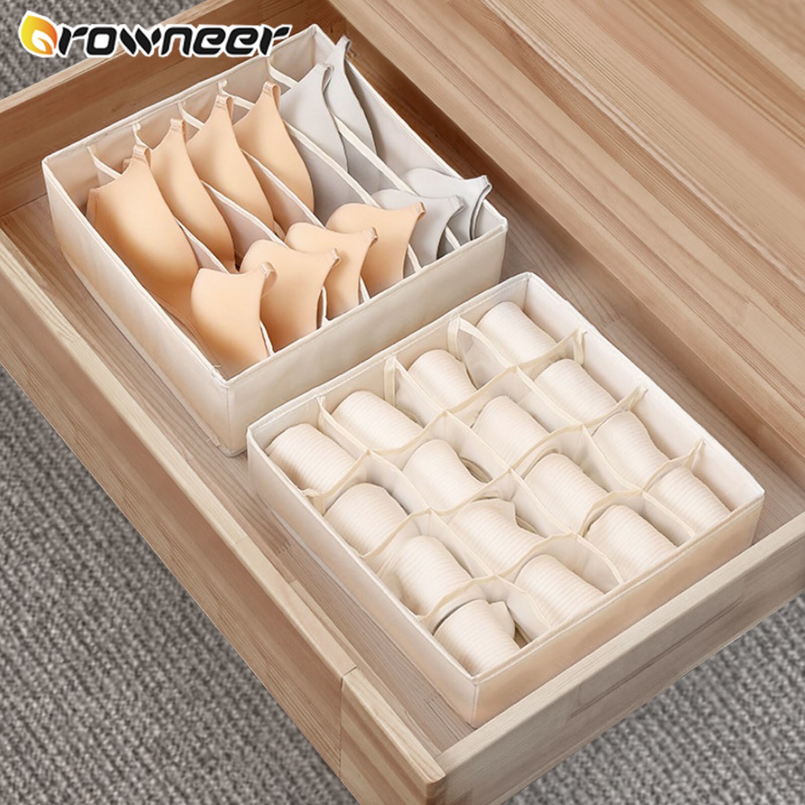 6/8/16 Grid Drawer Organizer Oxford Cloth Underwea... – Grandado