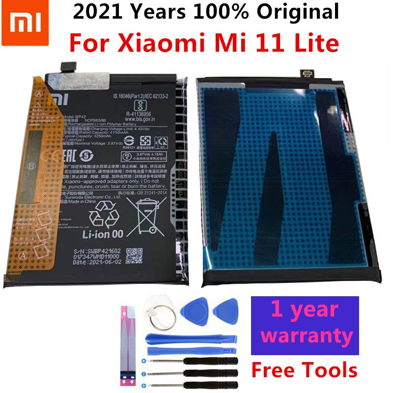 100% Original BP42 Battery For Xiaomi Mi 11 Lite B... – Grandado