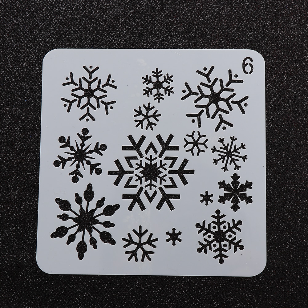 Snowflake DIY Craft Hollow Layering Stencils For W... – Vicedeal