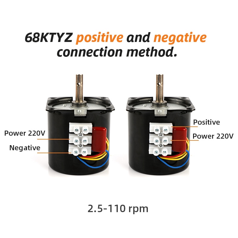 Micro motor de engrenagem 220v ac 28w, motor de en... – Vicedeal