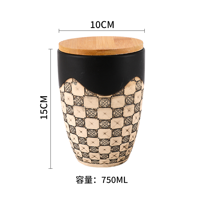 Nordic Retro Ceramic Sealed Tea Pot with Lid Moist... – Grandado