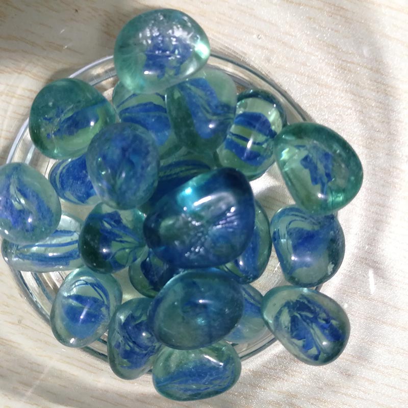 5 ounces per pack garden gravel multi-colored glas... – Grandado