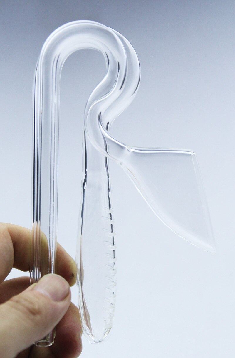 Violet orchid Lily glass pipe inflow outflow mini ... – Vicedeal