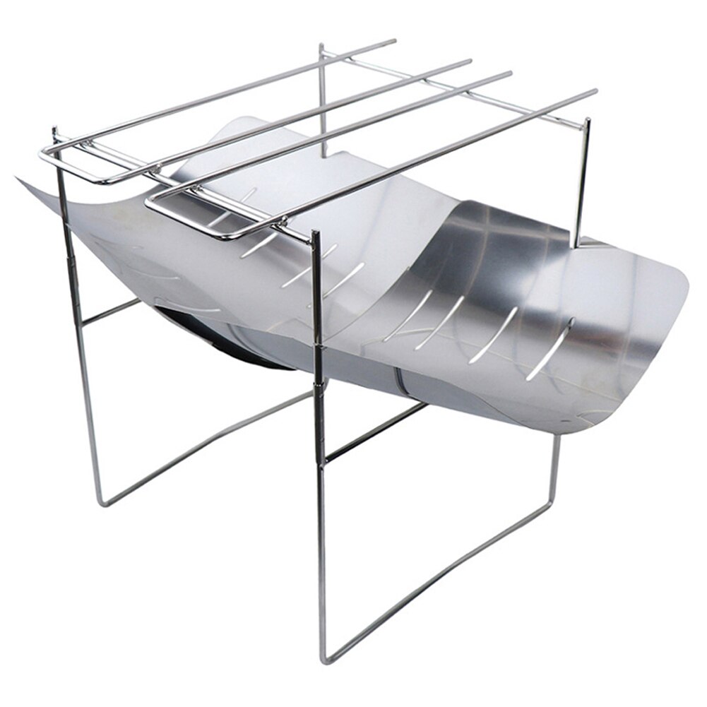 Folding Barbecue Grill Rack Portable Stainless Ste... – Vicedeal